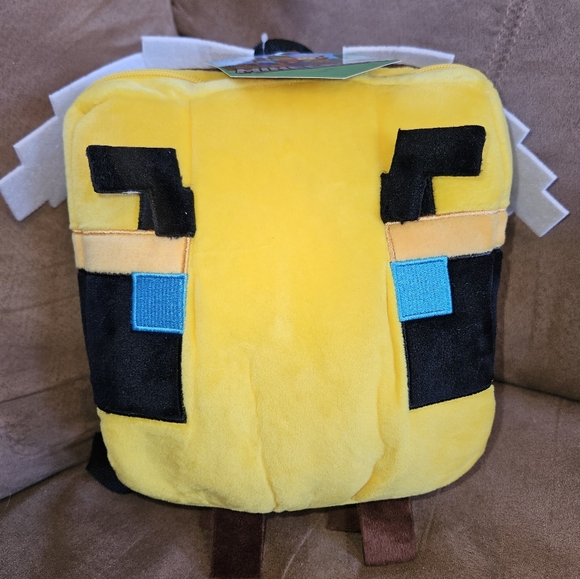 Minecraft | Toys | Nwt Minecraft Bee Plush Cuddle Buddy Backpack | Poshmark